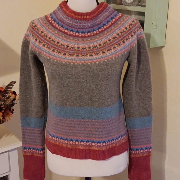 Eribe | Sweaters | Eribe Fair Isle Wool Knit Sweater From Scotlandfair ...